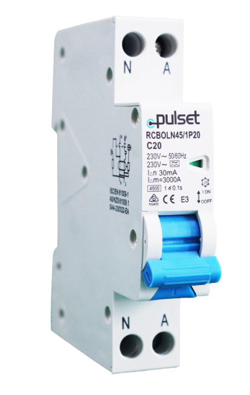Single Pole RCBO 20A | 4.5kA Breaking Capacity | 30mA RCD Protection ...
