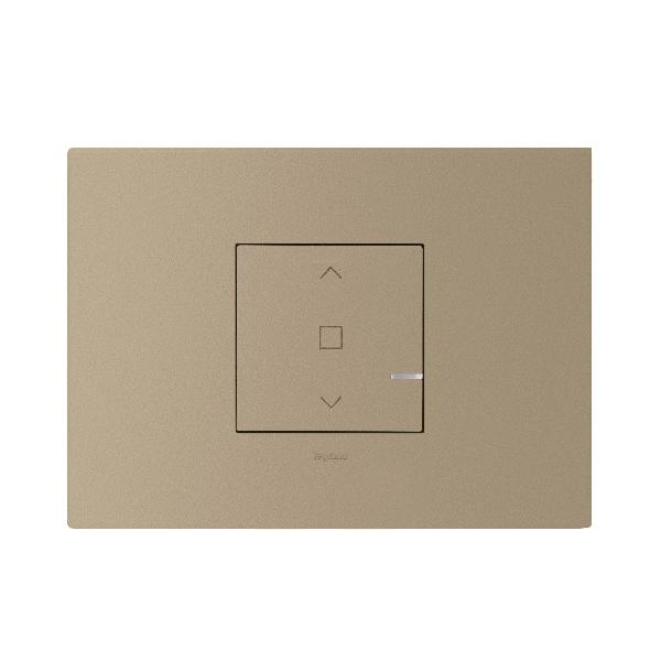 Wireless Blind Switch 1 Gang 2 Module | NETATMO Compatible | Champagne ...