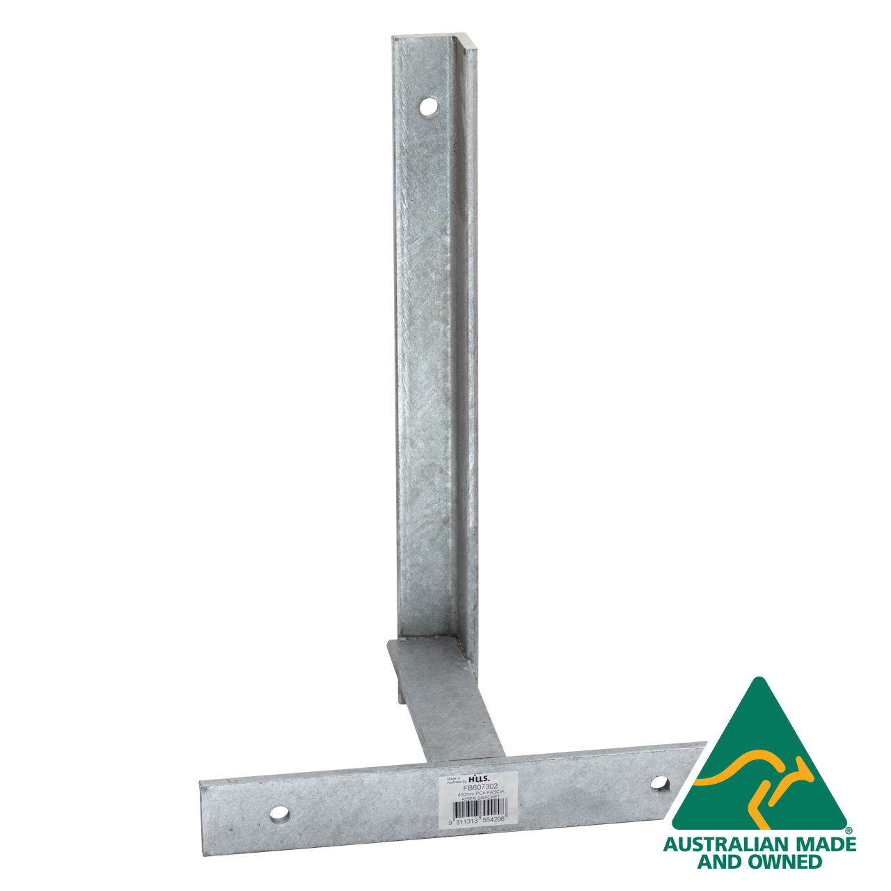Fascia Riser Bracket 450mm | Galvanized Steel | Antenna Mount by Bitek ...