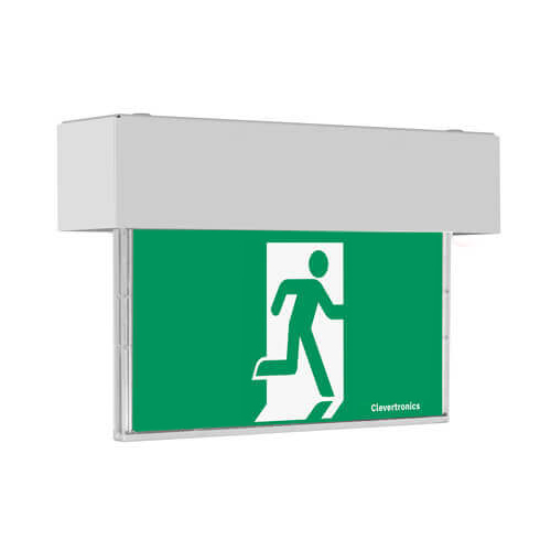 Dynamic Green Blade Exit Sign | Wall Mount | Self-Testing | IP40 by ...