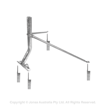 Satellite Mount Tile Roof 90 cm Dish | Galvanised Steel | Durable ...