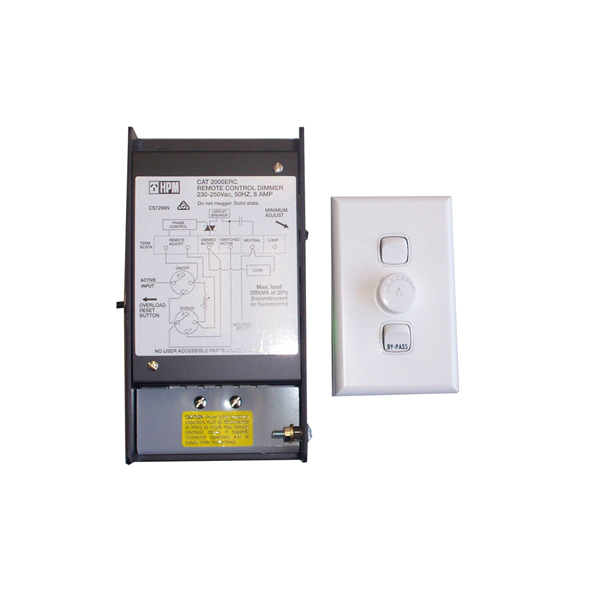 HPM Excel 2000VA 2 Wire Remote Control Trailing Edge Vertical Rotary ...