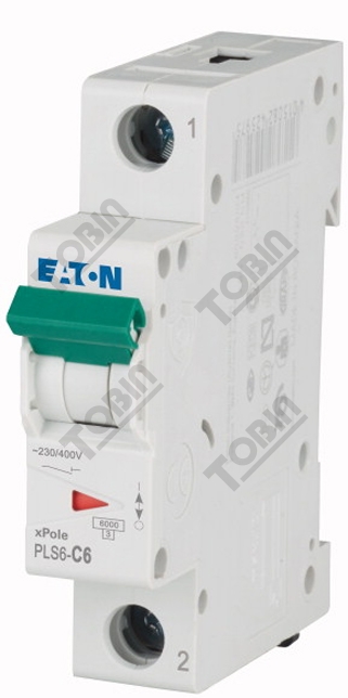 MCB Eaton C Curve 1 Pole 6kA 6A | 1 Pole Miniature Circuit Breaker | 6A Current Rating | by ...