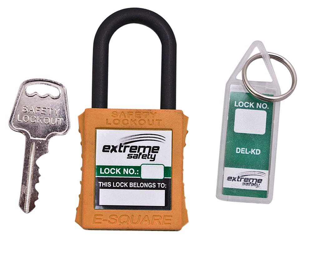 Dielectric Lock Nylon - Orange | Non-Conductive Design | Durable Metal ...