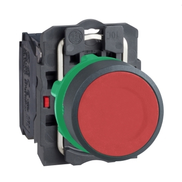 Red Push Button A22 S/Ret 1NC Unmarked | IP66 Rated | Spring Return ...