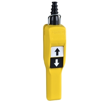 Pendant Control Station IP65 | Durable Yellow Plastic | 2 Push Buttons ...