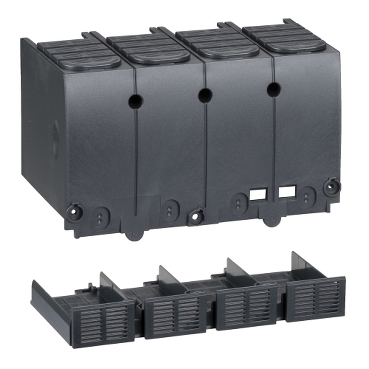 4P Terminal Shields for ComPact NSX Series | Insulating Plastic | Snap ...