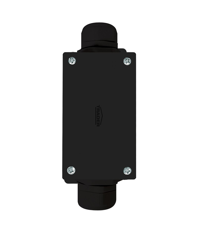 Junction Box IP66 | 4 Fixed Terminals | Large Profile Design | Black ...