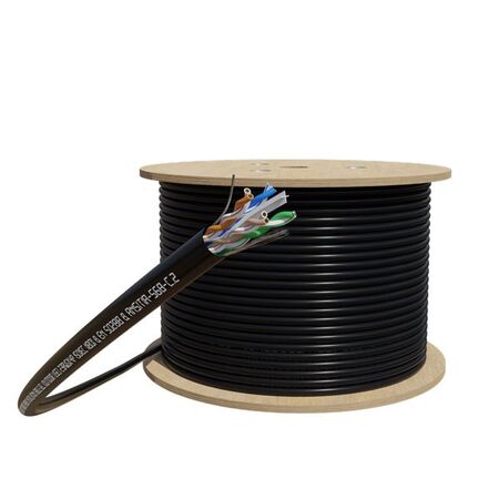 Cat6A Underground Cable 305M | 10G U/UTP | Gel Filled | UV Stabilised ...