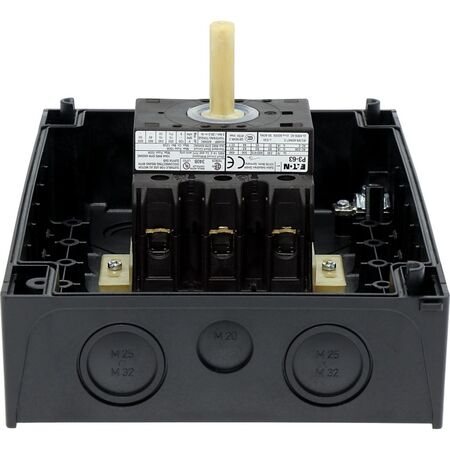 Eaton P3-63/I4/SVB Main Switch | 63A Rated Current | IP65 Protection | Emergency Stop Function ...