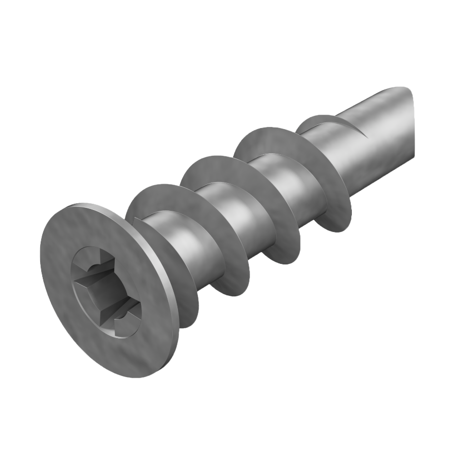Plaster Fixing Screw 32mm Twin-Point-Tip Zinc-Plated 100-Pack Matelec ...