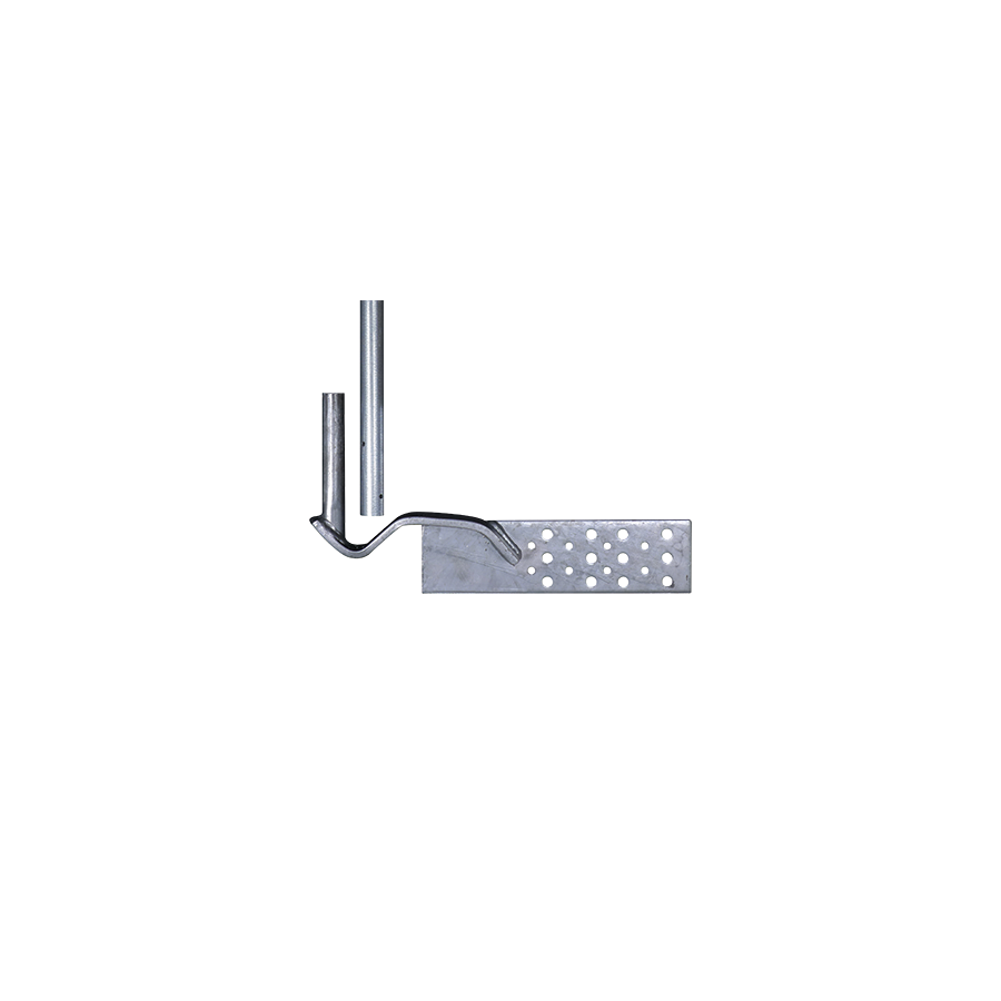 Gutter Kit with Separate Mast 1.2m PVC Matchmaster - 11MM-CM04