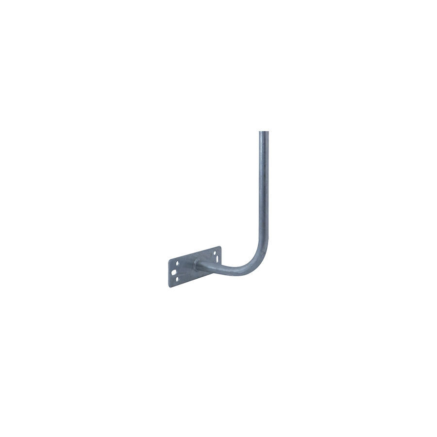 Curved Fascia Mount 1.6m | 200mm Protrusion | Powder-Coated | High ...