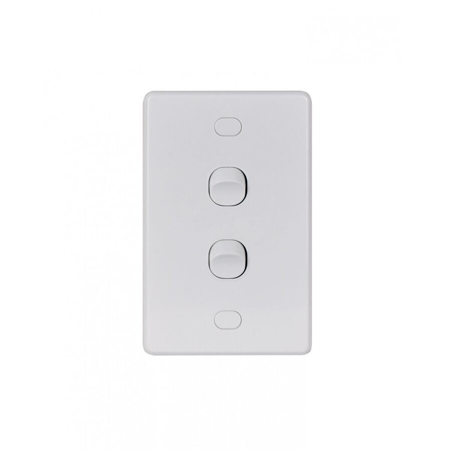 Vandal Proof Switch 2 Gang 10AX 16A 250V IP66 Rated Trader - PUSWV2GVP