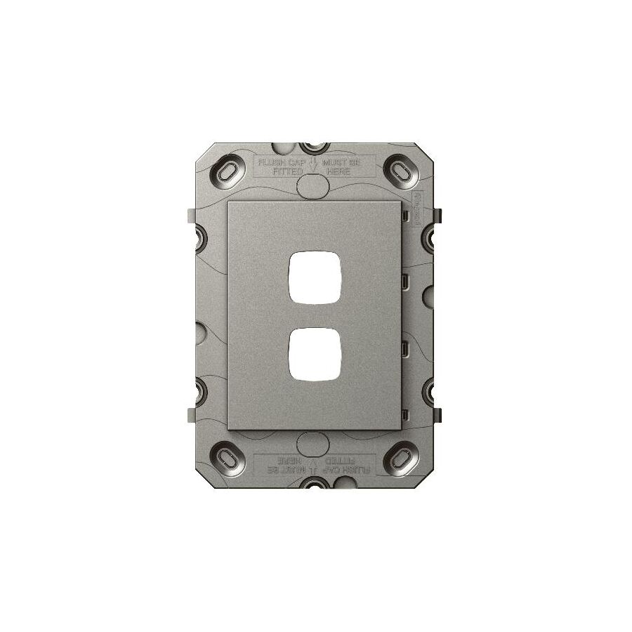 2 Gang Magnesium Grid Switch Design Finish Legrand - AR770 2GOMGN