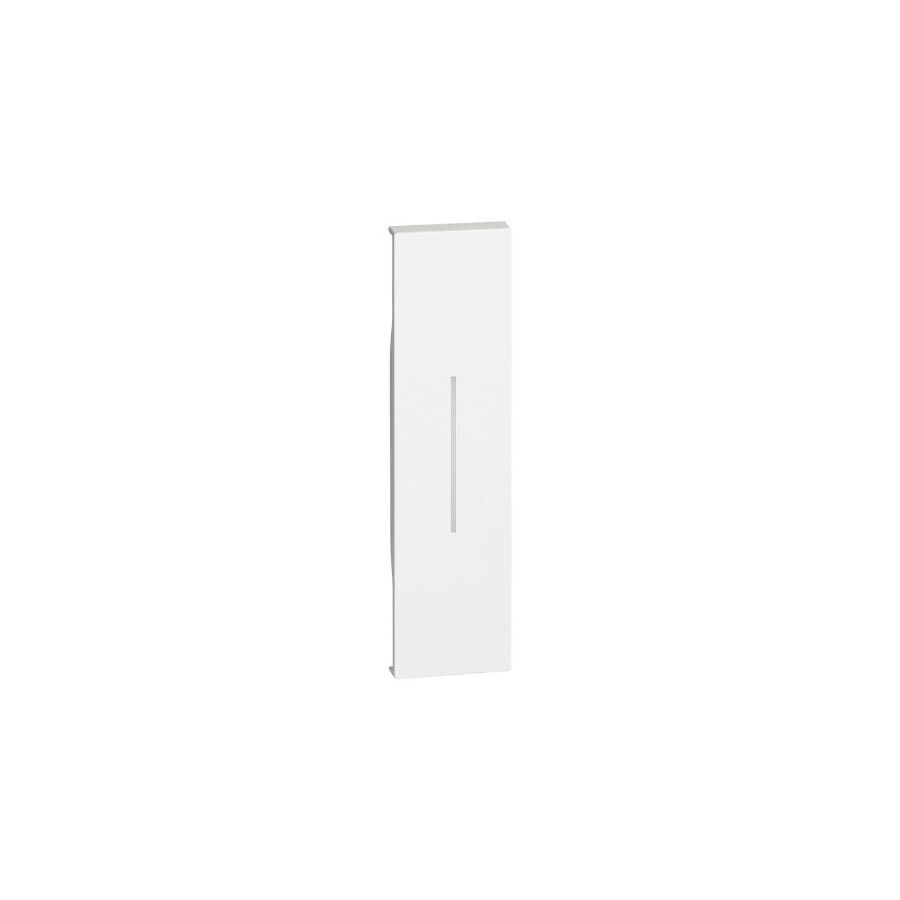 Switch Mechanism Cover 1 Module Snap-On Design White Legrand - KW01