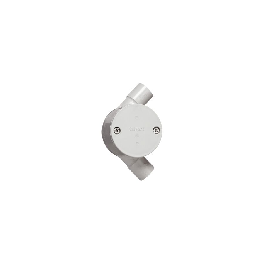 Cable Junction Box 25mm I.D | 2 Way Angle Entry | PVC Material | Grey ...