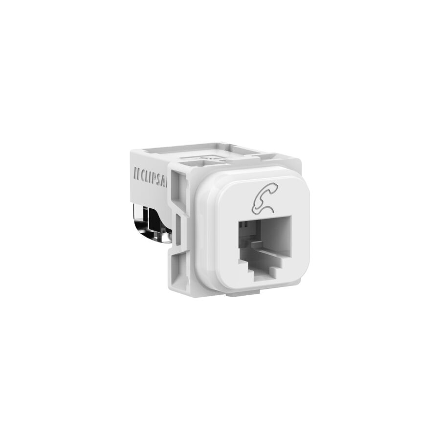 RJ12 Plug White Clipsal - CLI40RJ64SMTXW