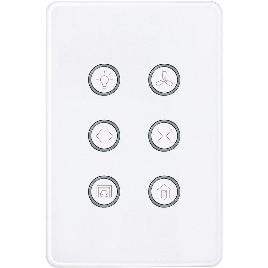 Smart Remote Switch | Programmable Buttons | Tri-Colour LED | Vertical ...