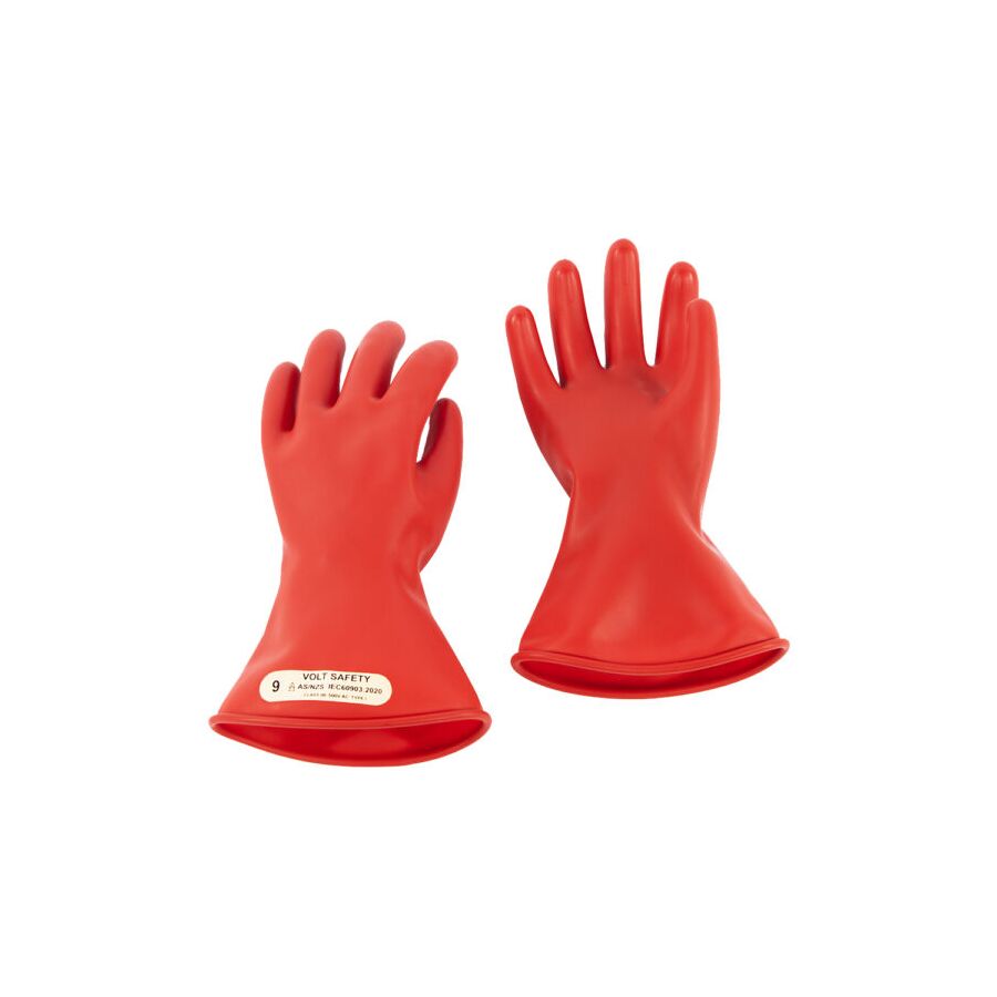 Insulated Electrical Gloves Class 00 500V 280mm Rolled Edge Variant-4 ...