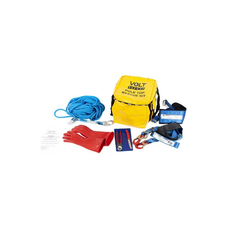 Pole Top Rescue Kit | Includes Harness & Rescue Device | 1.5kg | Volt ...
