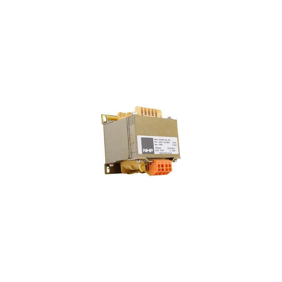 Control Transformer 415V to 240V 200VA Screw Connection NHP - 415240200