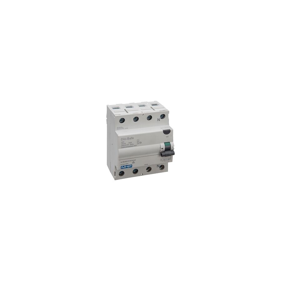 Residual Current Circuit Breaker RCCB 3P+N | 80A 100mA | DIN Rail Mount ...