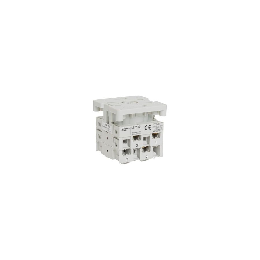 Cam Switch 3 Pole Off On 20A Panel Mount IP20 Rated NHP - LE2201783