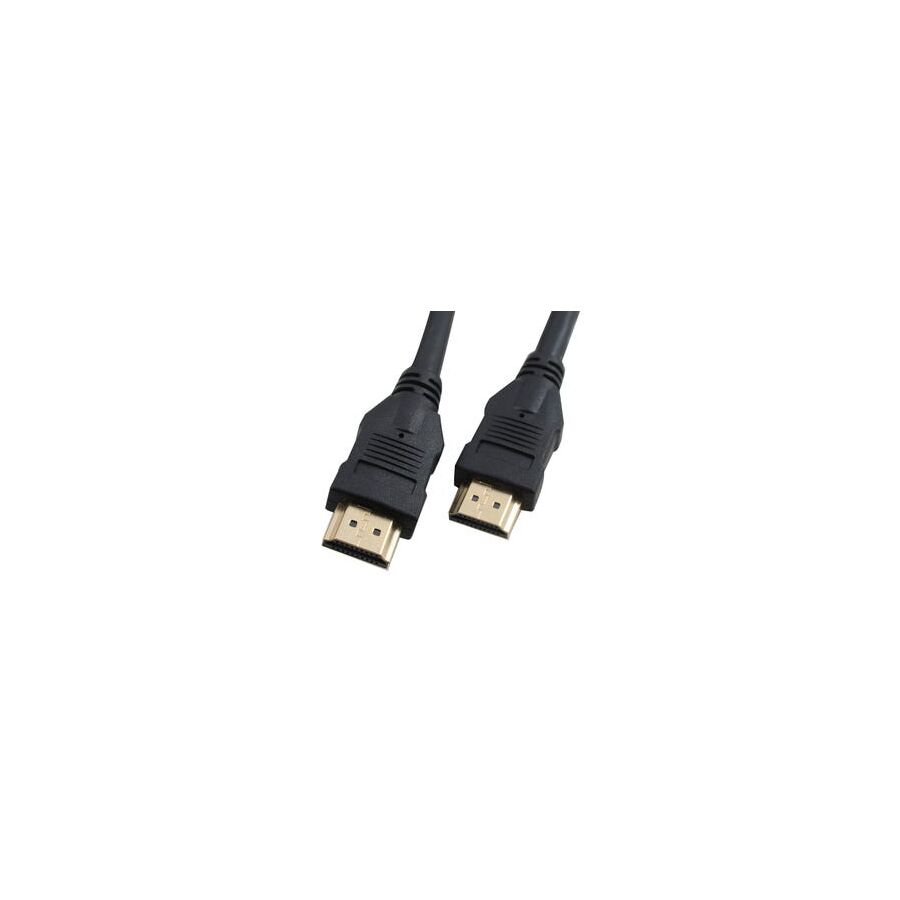 HDMI Cable High Speed 1M | 4K & 3D Support | Ethernet & ARC | Male-Male by Cabac - 40HDMI1.4MM1