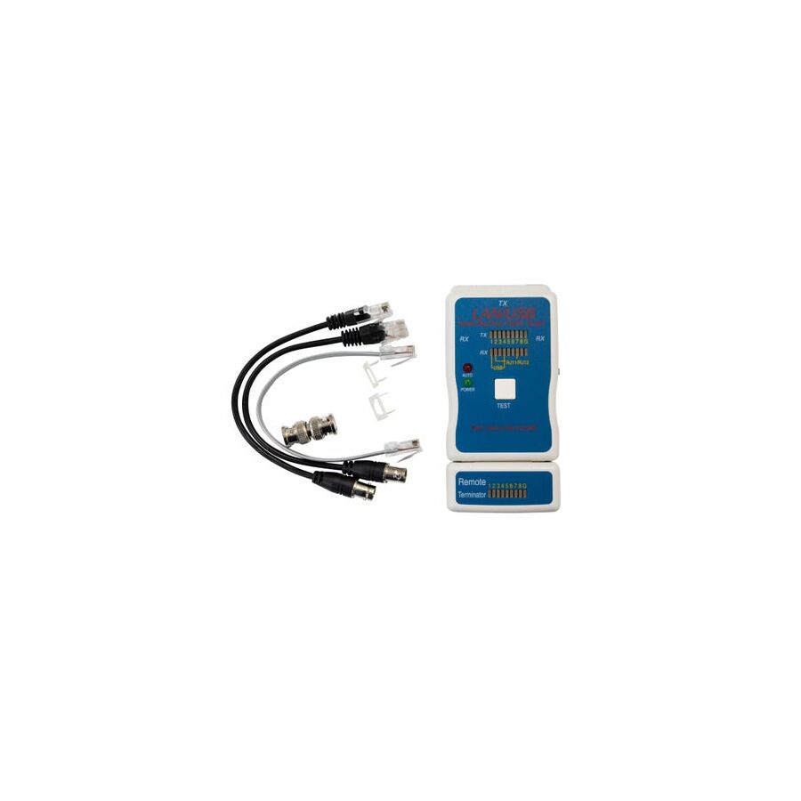 Cable Tester for LAN, USB, RJ12, RJ11 & BNC Coaxial | Auto & Manual ...