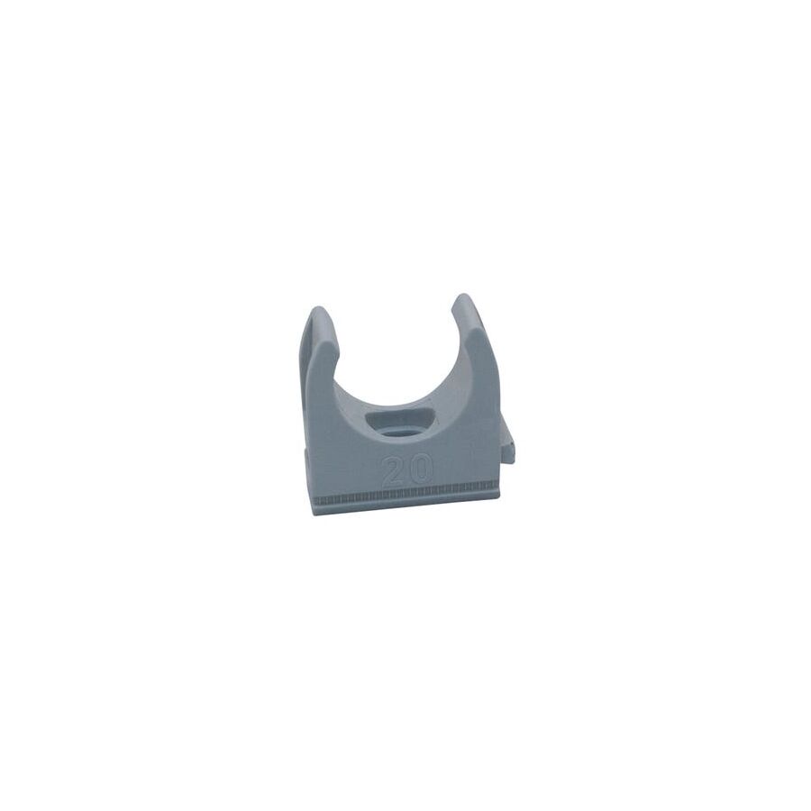 Conduit U Clip 20mm Grey | UV-Stabilised PVC | Tongue and Groove Design ...