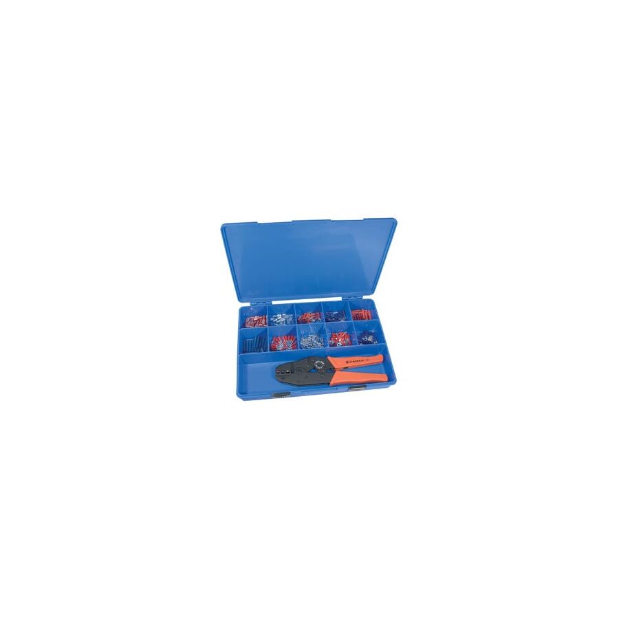Pre-Insulated Terminal Kit 20pc Ratchet Crimper Cabac - KPBK6