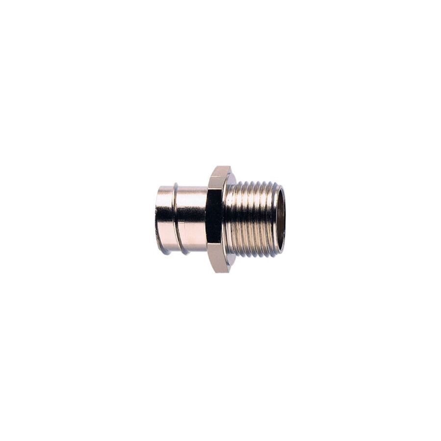 Straight Conduit Fitting M25 | Nickel Plated Brass | Fixed External ...