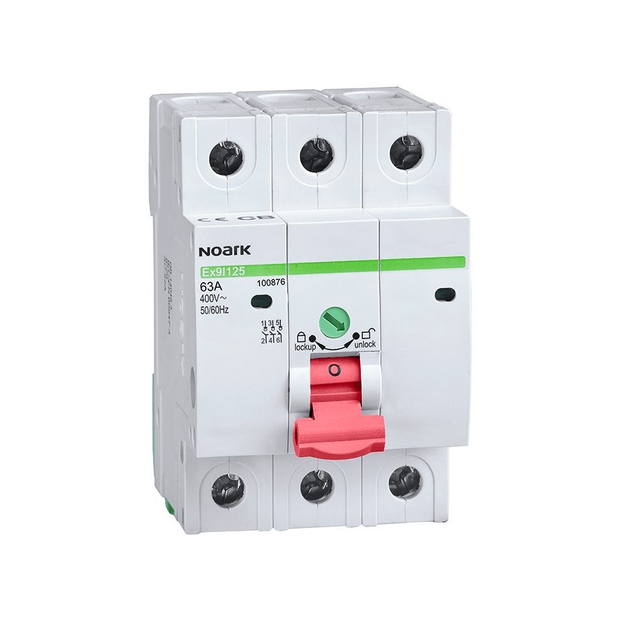 Main Switch ≤ 125A | 3-Pole | IEC/EN 60947-3 Tested | Built-in Lock ...