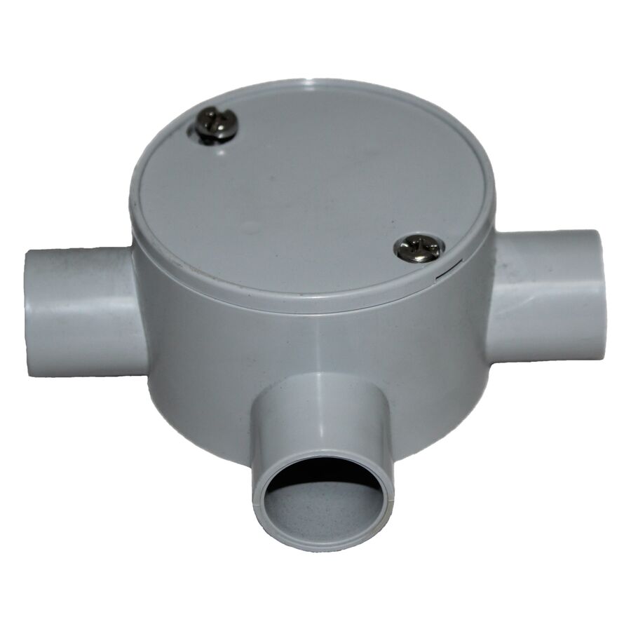 20mm Three Way Junction Box | Shallow Profile | Durable Construction ...