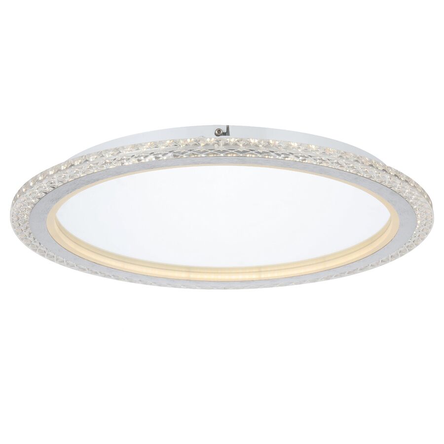 LED Oyster Light 32W Dimmable 3CCT Selectable Brushed Chrome OY50-CH3C ...