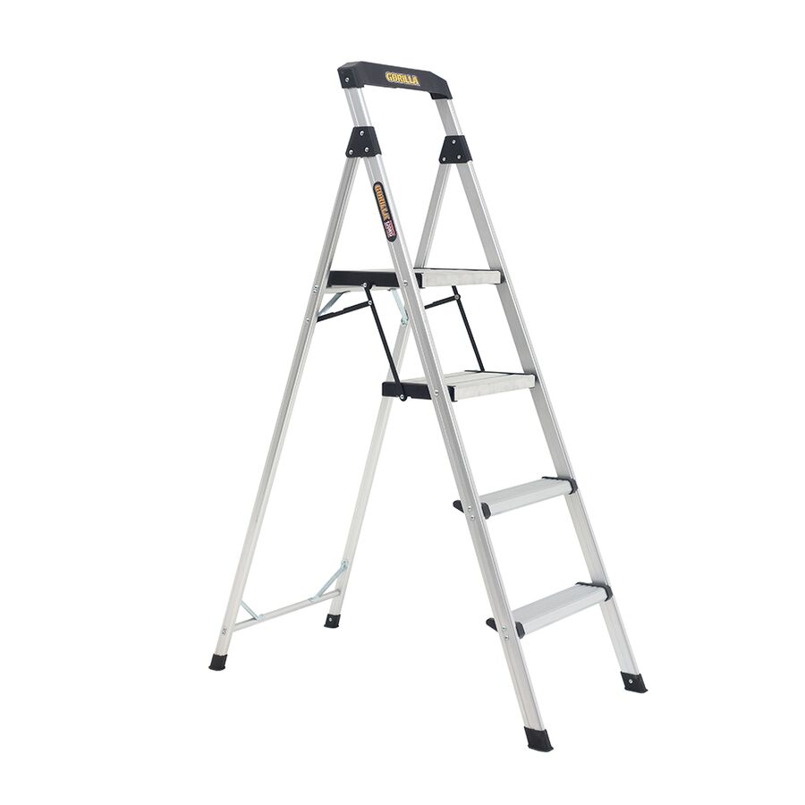 Household Step Ladder 4 Step 1.0m Platform Height 120kg Load Capacity ...