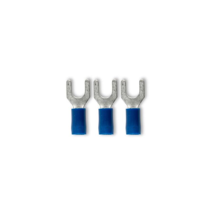 Crimp Terminal Pre-Insulated Fork 5mm Cable 1.5-2.5mm² PVC Insulation ...