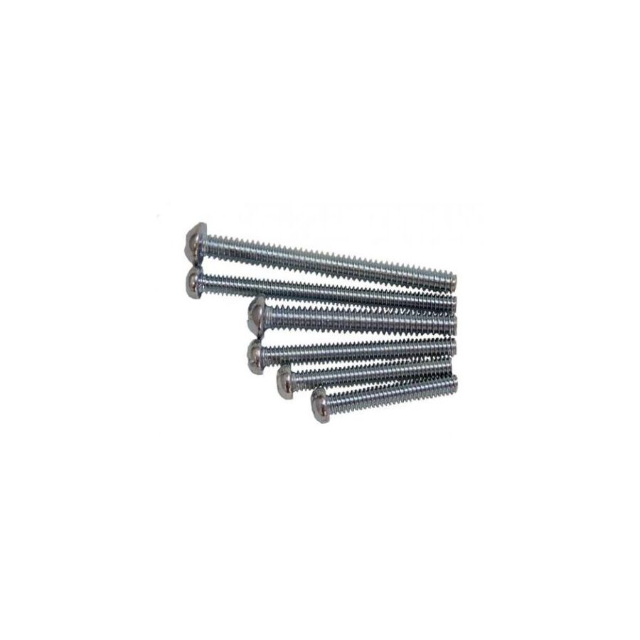 Machine Screws Steel Round Head | Zinc Plated | 5/32" Diameter | 1.5 ...