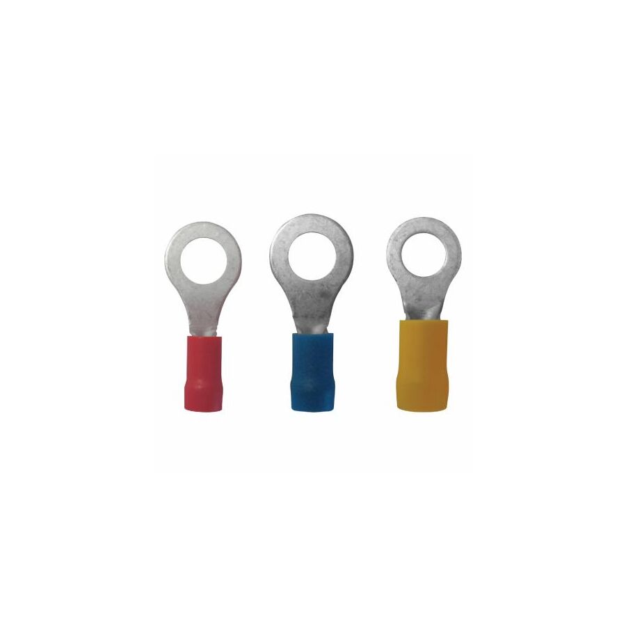Crimp Terminal Ring 6mm | 1.5-2.5mm² Cable | Pre-Insulated & Double ...
