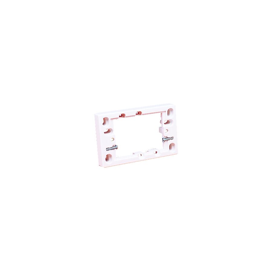 HPM 18mm Deep GPO Surface Mounting Block | Durable White Finish ...