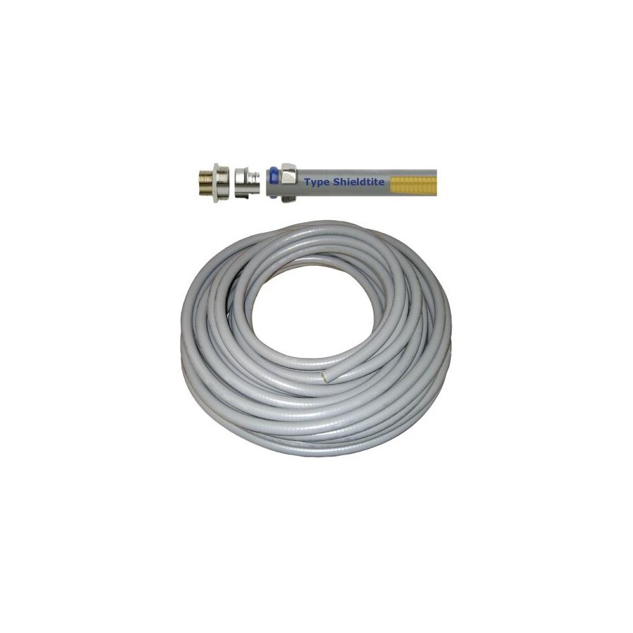 Flexible Metal Conduit 1/2" Shieldtite® EMC | 30m Length | High ...