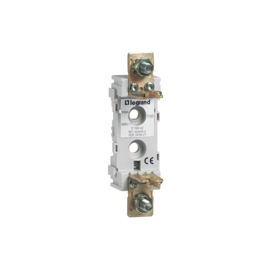 Base for Blade Type Cartridge Fuse | 1P Bare | 100 A Rated Current ...