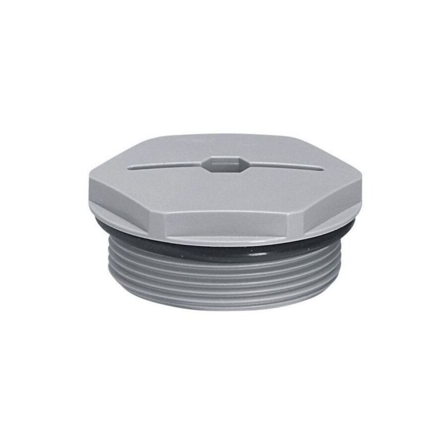 Stopping Plug for Plastic Cable Gland | IP68 Rated | ISO 40 | Grey RAL ...