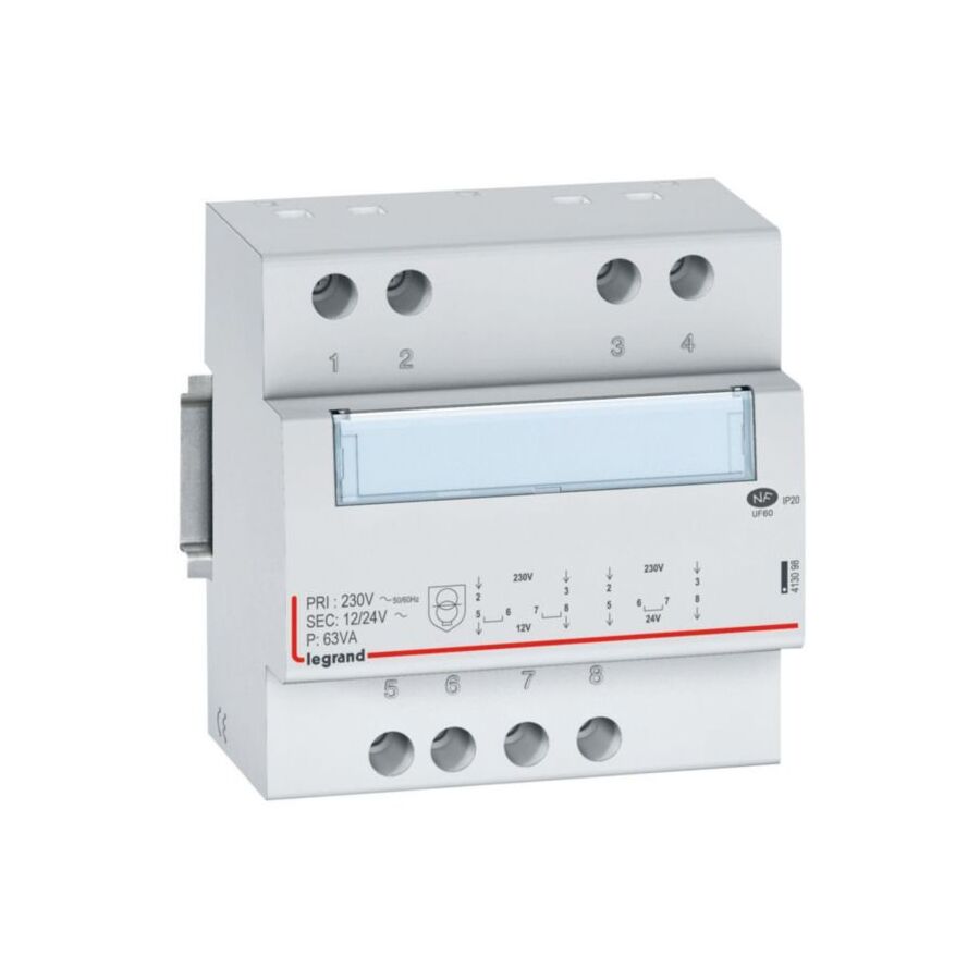 Safety Transformer 230V | Dual Output 12V & 24V | 63 VA Power | Short ...