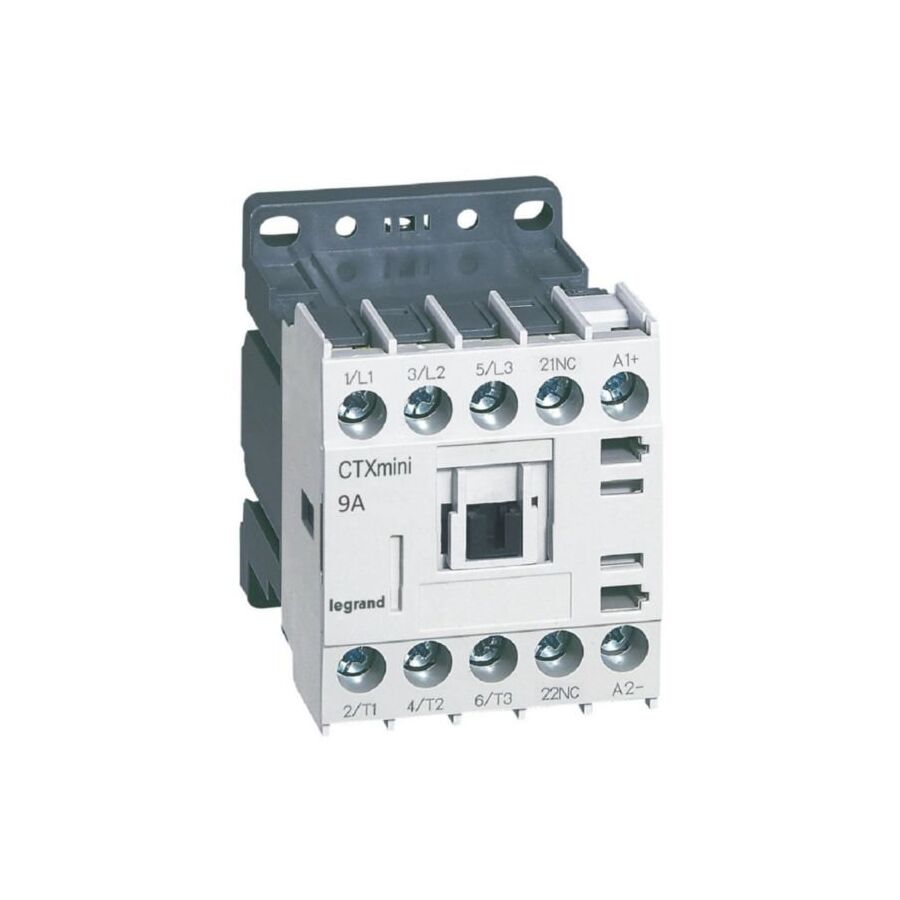 Contactor CTX3 Mini 3P 9A 24V DC | 3 Normally Open Contacts | 1 NC ...