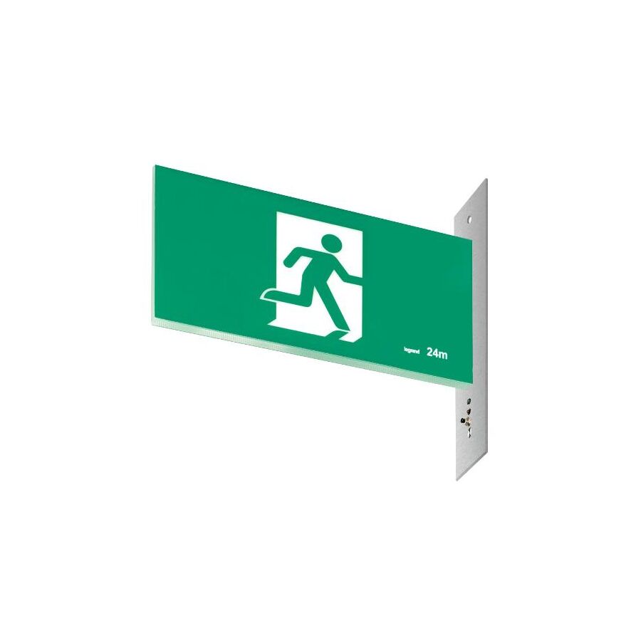 Legrand E3 LED Exit Sign Diffuser | Stainless Steel Wall Plate | iSmart ...