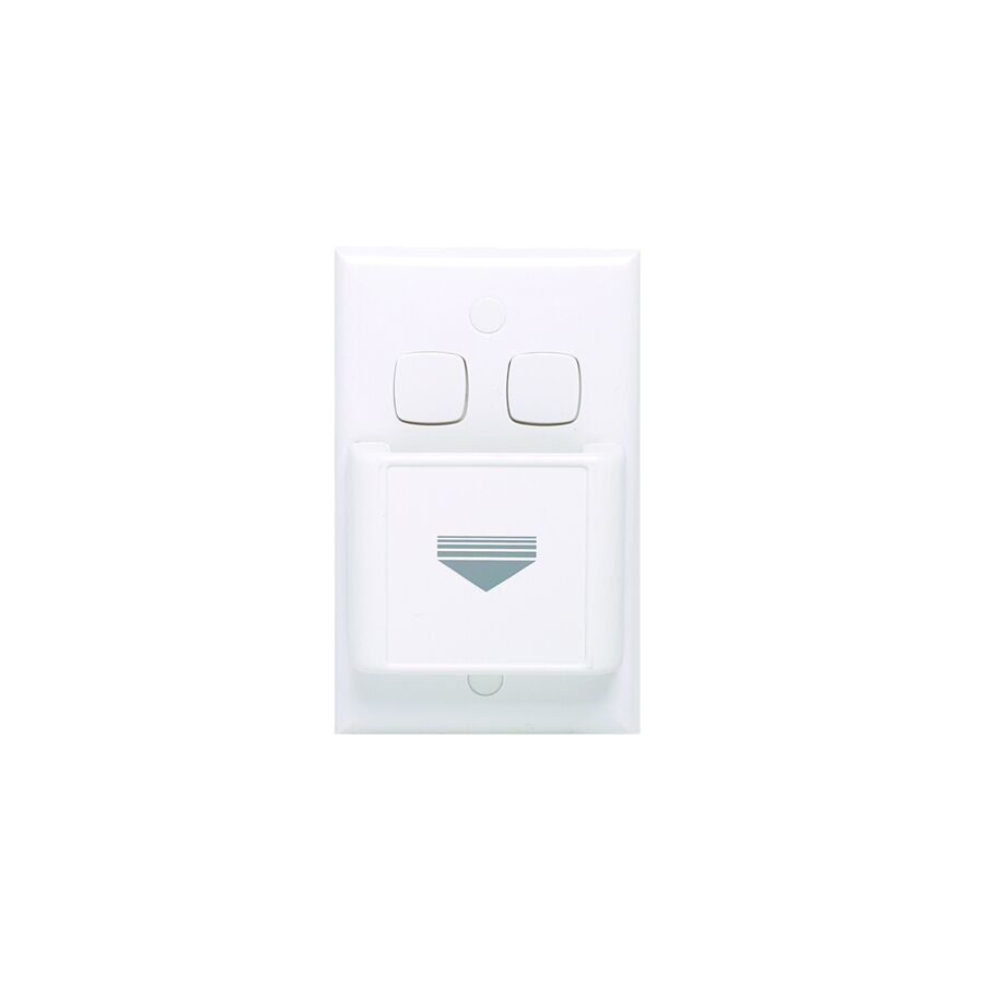 HPM Standard 2 x 20A Hospitality Keytag Switches | Neon Indicator ...