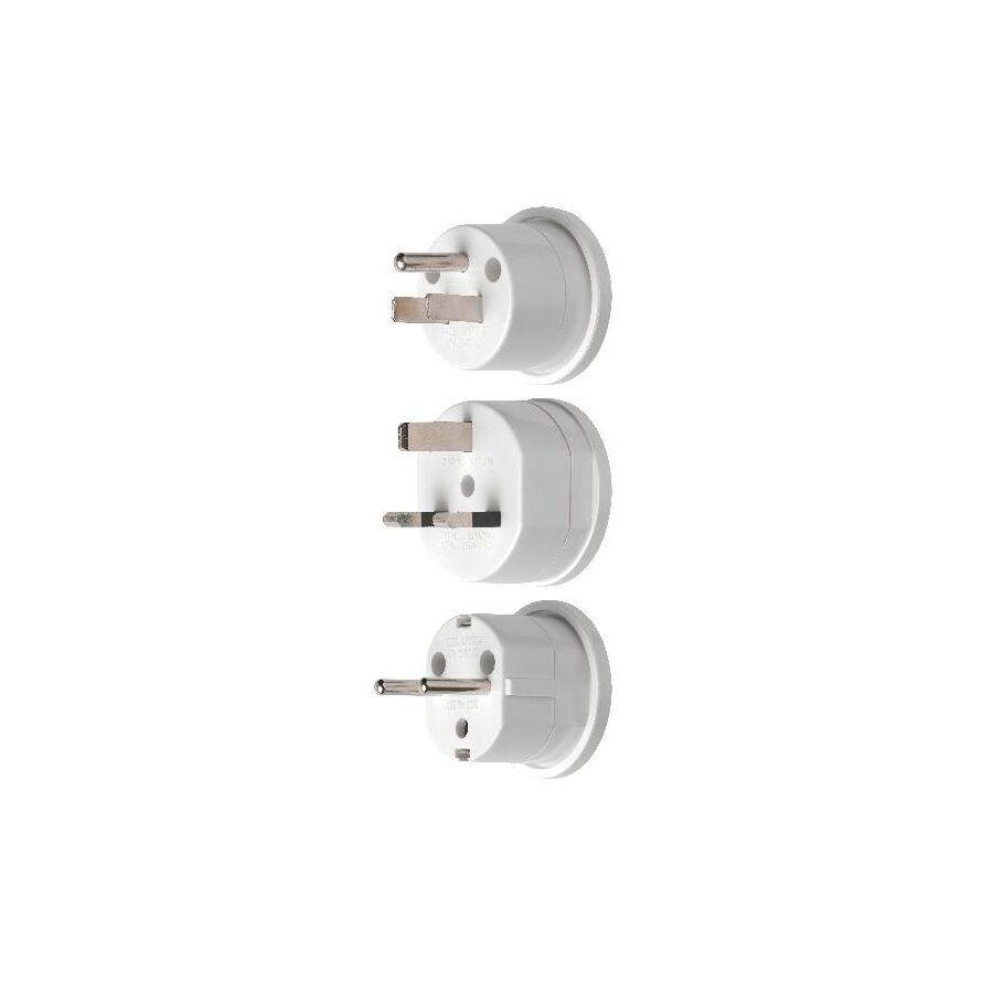 HPM 10A 2400W Travel Adaptor | Pack of 3 | Compact & Portable Design ...