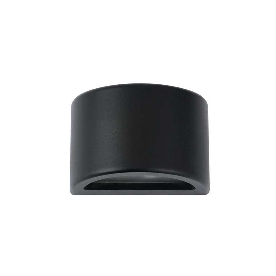Exterior 12V Matte Black Curved Surface Mounted Step Light | IP65 Rated ...